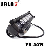 China LED Light Bar JALN7 30W Spot Flood Beam LED Driving Lamp Super Bright Off Road Lights LED Work Light Boat Jeep for sale
