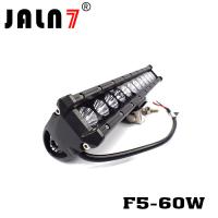 China LED Light Bar JALN7 60W Spot Flood Beam LED Driving Lamp Super Bright Off Road Lights LED Work Light Boat Jeep for sale