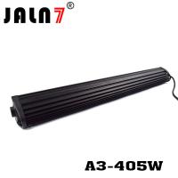 China LED Light Bar JALN7 405W 3Rows Combo Beam LED Driving Lamp Super Bright Off Road Lights LED Work Light Boat Jeep for sale