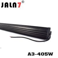 China LED Light Bar JALN7 405W 3Rows Combo Beam LED Driving Lamp Super Bright Off Road Lights LED Work Light Boat Jeep for sale
