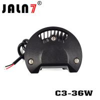 China LED Light Bar JALN7 36W 3Rows Spot Beam LED Driving Lamp Super Bright Off Road Lights LED Work Light Boat Jeep for sale