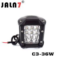 China LED Light Bar JALN7 36W 3Rows Spot Beam LED Driving Lamp Super Bright Off Road Lights LED Work Light Boat Jeep for sale