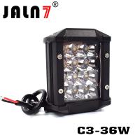 China LED Light Bar JALN7 36W 3Rows Spot Beam LED Driving Lamp Super Bright Off Road Lights LED Work Light Boat Jeep for sale