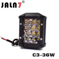 China LED Light Bar JALN7 36W 3Rows Spot Beam LED Driving Lamp Super Bright Off Road Lights LED Work Light Boat Jeep for sale