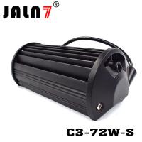 China LED Light Bar JALN7 72W 3Rows Spot LED Driving Lamp Super Bright Off Road Lights LED Work Light Boat Jeep for sale