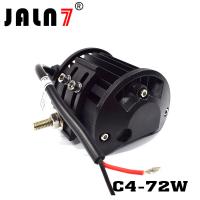 China LED Light Bar JALN7 72W 4Rows Combo Beam LED Driving Lamp Super Bright Off Road Lights LED Work Light Boat Jeep for sale