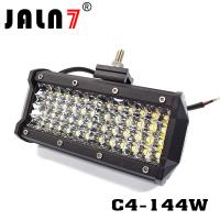 China LED Light Bar JALN7 144W 4Rows Combo Beam LED Driving Lamp Super Bright Off Road Lights LED Work Light Boat Jeep for sale