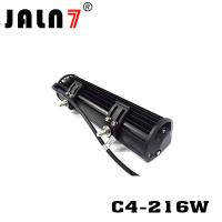 China LED Light Bar JALN7 216W 4Rows Combo Beam LED Driving Lamp Super Bright Off Road Lights LED Work Light Boat Jeep for sale
