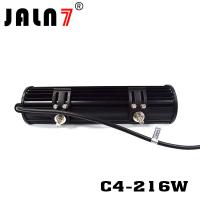 China LED Light Bar JALN7 216W 4Rows Combo Beam LED Driving Lamp Super Bright Off Road Lights LED Work Light Boat Jeep for sale