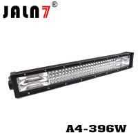 China LED Light Bar JALN7 396W 4Rows Combo Beam LED Driving Lamp Super Bright Off Road Lights LED Work Light Boat Jeep for sale