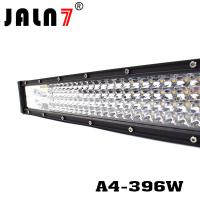 China LED Light Bar JALN7 396W 4Rows Combo Beam LED Driving Lamp Super Bright Off Road Lights LED Work Light Boat Jeep for sale