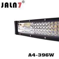 China LED Light Bar JALN7 396W 4Rows Combo Beam LED Driving Lamp Super Bright Off Road Lights LED Work Light Boat Jeep for sale