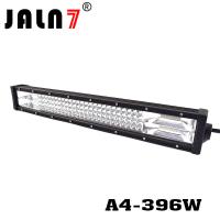 China LED Light Bar JALN7 396W 4Rows Combo Beam LED Driving Lamp Super Bright Off Road Lights LED Work Light Boat Jeep for sale