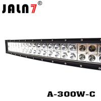 China LED Light Bar JALN7 52Inch 300W Curved Spot Flood Combo LED Driving Lamp Super Bright Off Road Light LED Work Light Boat for sale