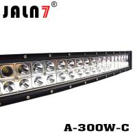 China LED Light Bar JALN7 52Inch 300W Curved Spot Flood Combo LED Driving Lamp Super Bright Off Road Light LED Work Light Boat for sale