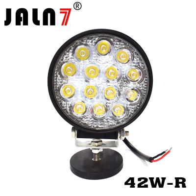 China Led Work Light JALN7 42W Car Driving Lights Fog Light Off Road Lamp Car Boat Truck SUV JEEP ATV Led Light for sale