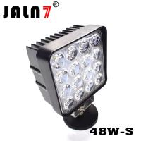 China Led Work Light JALN7 48W Car Driving Lights Fog Light Off Road Lamp Car Boat Truck SUV JEEP ATV Led Light for sale