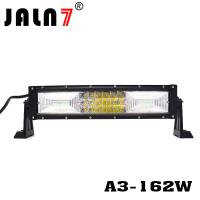 China LED Light Bar JALN7 162W 3Rows Combo Beam LED Driving Lamp Super Bright Off Road Lights LED Work Light Boat Jeep for sale