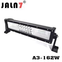 China LED Light Bar JALN7 162W 3Rows Combo Beam LED Driving Lamp Super Bright Off Road Lights LED Work Light Boat Jeep for sale