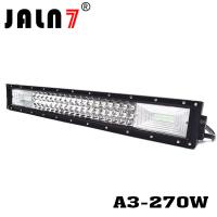 China LED Light Bar JALN7 270W 3Rows Combo Beam LED Driving Lamp Super Bright Off Road Lights LED Work Light Boat Jeep for sale