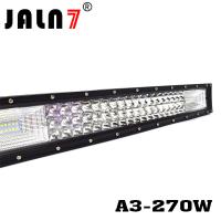 China LED Light Bar JALN7 270W 3Rows Combo Beam LED Driving Lamp Super Bright Off Road Lights LED Work Light Boat Jeep for sale