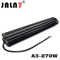 China LED Light Bar JALN7 270W 3Rows Combo Beam LED Driving Lamp Super Bright Off Road Lights LED Work Light Boat Jeep for sale