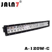 China LED Light Bar JALN7 21Inch 120W Curved Spot Flood Combo LED Driving Lamp Super Bright Off Road Light LED Work Light Boat for sale