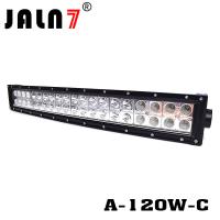 China LED Light Bar JALN7 21Inch 120W Curved Spot Flood Combo LED Driving Lamp Super Bright Off Road Light LED Work Light Boat for sale