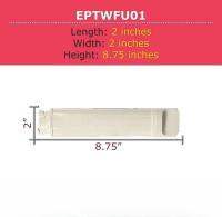 China Hotel Supply EPTWFU01 Refrigerator Water Filtration Filter Replacement 1 Count White for sale