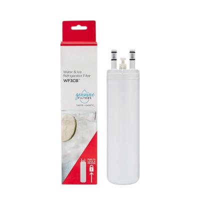 China Refrigerator Water Filter WF3CB Replacement White 1 Count for Household Pre-Filtration for sale