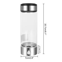 China Portable 3Min Quick Electrolysis Hydrogen Water Bottle for Office Travel and Exercise for sale