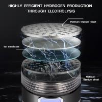 China 2500PPB Pure Hydrogen Rich Concentration Hydrogen Water Bottle with SPE/PEM Technology for sale