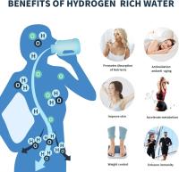 China 2500PPB Pure Hydrogen Rich Concentration Hydrogen Water Bottle with SPE/PEM Technology for sale