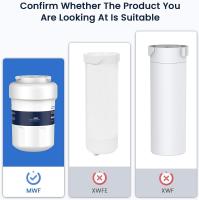 China 0W Power MWF Refrigerator Water Filters NSF 42 Replacement for GWF HDX FMG-1 WFC1201 RWF1060 197D6321P006 3 Pack for sale