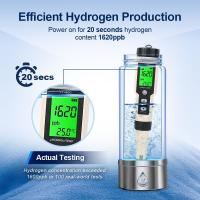 China 1800 ppb Hydrogen Water Bottle Generator for Odourless and Refreshing Drinking Water for sale