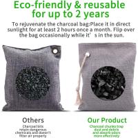 China Activated Bamboo Charcoal Air Purifier Bag Triangle Scent Freshener for Online Shops for sale