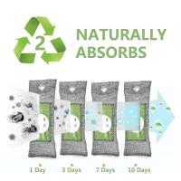 China OEM 12 Pack Bamboo Air Purifying Bag Activated Charcoal Bags Odor Absorber 6x50g 6x150g MSDS Certified for sale