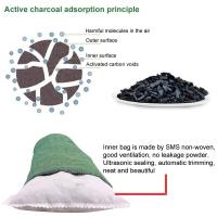 China Grey Size 2 75g 100% Natural Bamboo Charcoal Shoe Deodorizer Bag for sale