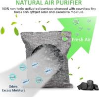 China OEM Odor Absorbing 4Pack x 200g Activated Charcoal Air Purifying Bags Bamboo Charcoal for sale