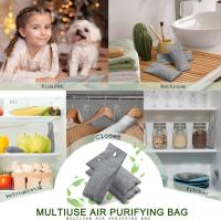 China 75g Activated Bamboo Charcoal Air Purifying Bag for Eliminating Refrigerator Odors for sale