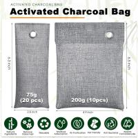 China 30 Pack Bamboo Charcoal Air Purifying Bags Active Ingredient Content Above 80% Home for sale