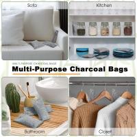 China 30 Pack Bamboo Charcoal Air Purifying Bags Active Ingredient Content Above 80% Home for sale