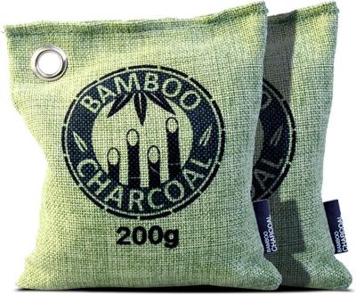 China Bamboo Charcoal Air Purifying Bag for Fridge Moisture Elimination MSDS Certified for sale