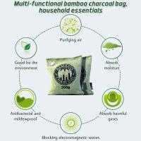 China Bamboo Charcoal Air Purifying Bag for Fridge Moisture Elimination MSDS Certified for sale