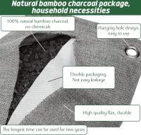 China Bamboo Charcoal Air Purifying Bag for Fridge Moisture Elimination MSDS Certified for sale