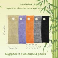 China 50g*20 Pack Bamboo Charcoal Air Purifying Bags for Fresh and Odor-Free Environment for sale