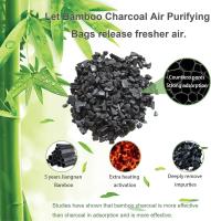 China 50g*20 Pack Bamboo Charcoal Air Purifying Bags for Fresh and Odor-Free Environment for sale