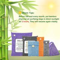 China 50g*20 Pack Bamboo Charcoal Air Purifying Bags for Fresh and Odor-Free Environment for sale