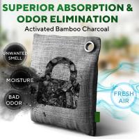 China Refrigerator Deodorizer 12-Pack Bamboo Charcoal Air Purifying Bags for Shoes and Cars for sale