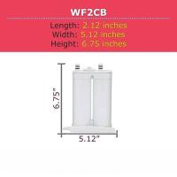 China WF2CB Refrigerator Water Filter Replacement Housing 1-Pack White Water Filtration System for sale